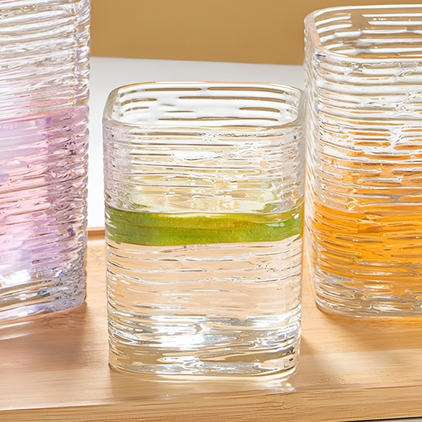 Melbify Japanese Wave Pattern Whiskey Glasses | Volume=370ML | Premium – melbify