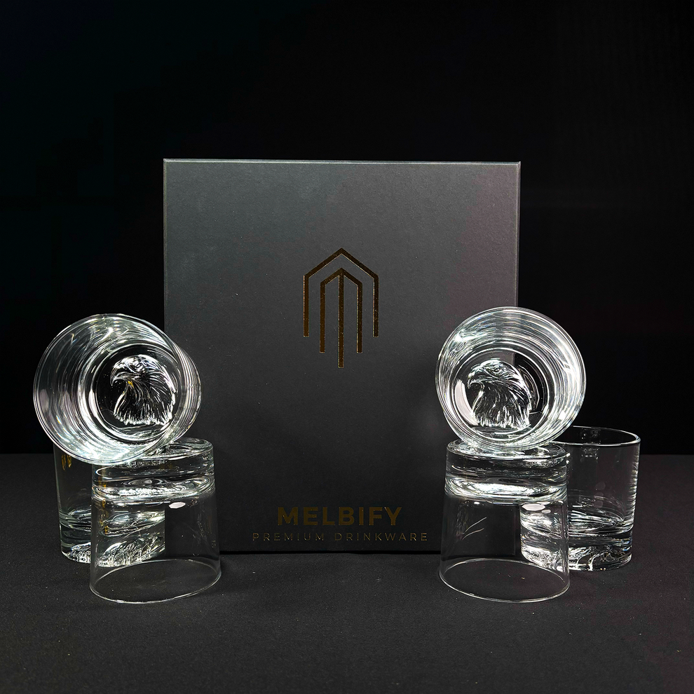 Plain Eagle Glass Gift Box - Set of 6 – melbify