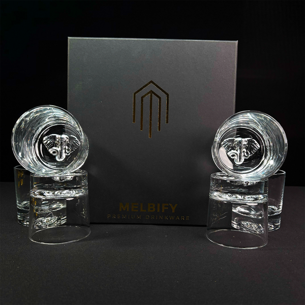 Plain Elephant Glass Gift Box - Set of 6 – melbify